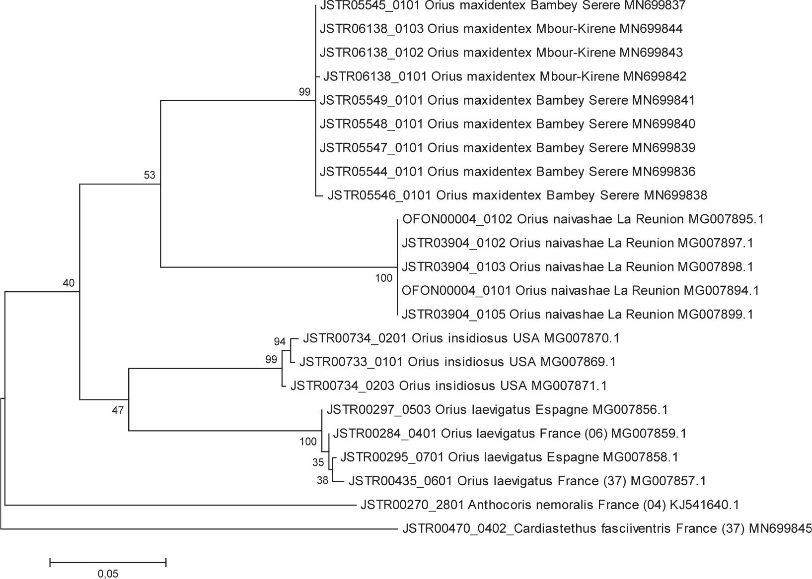 First Record, Elements for Recognition and Barcoding of the Predatory ...