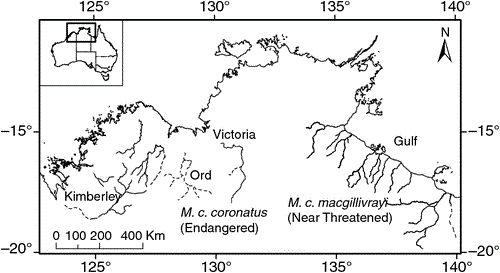 Inferring population connectivity across the range of the purple ...