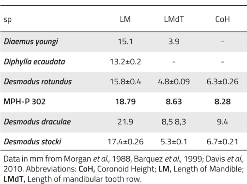 New Record of the Vampire Desmodus draculae (Chiroptera) from the Late ...