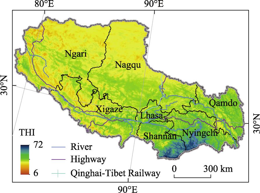 Assessment of Climate Suitability for Human Settlements in Tibet, China