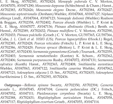 Independent Origin of Radial Floral Symmetry in the Gloxinieae ...