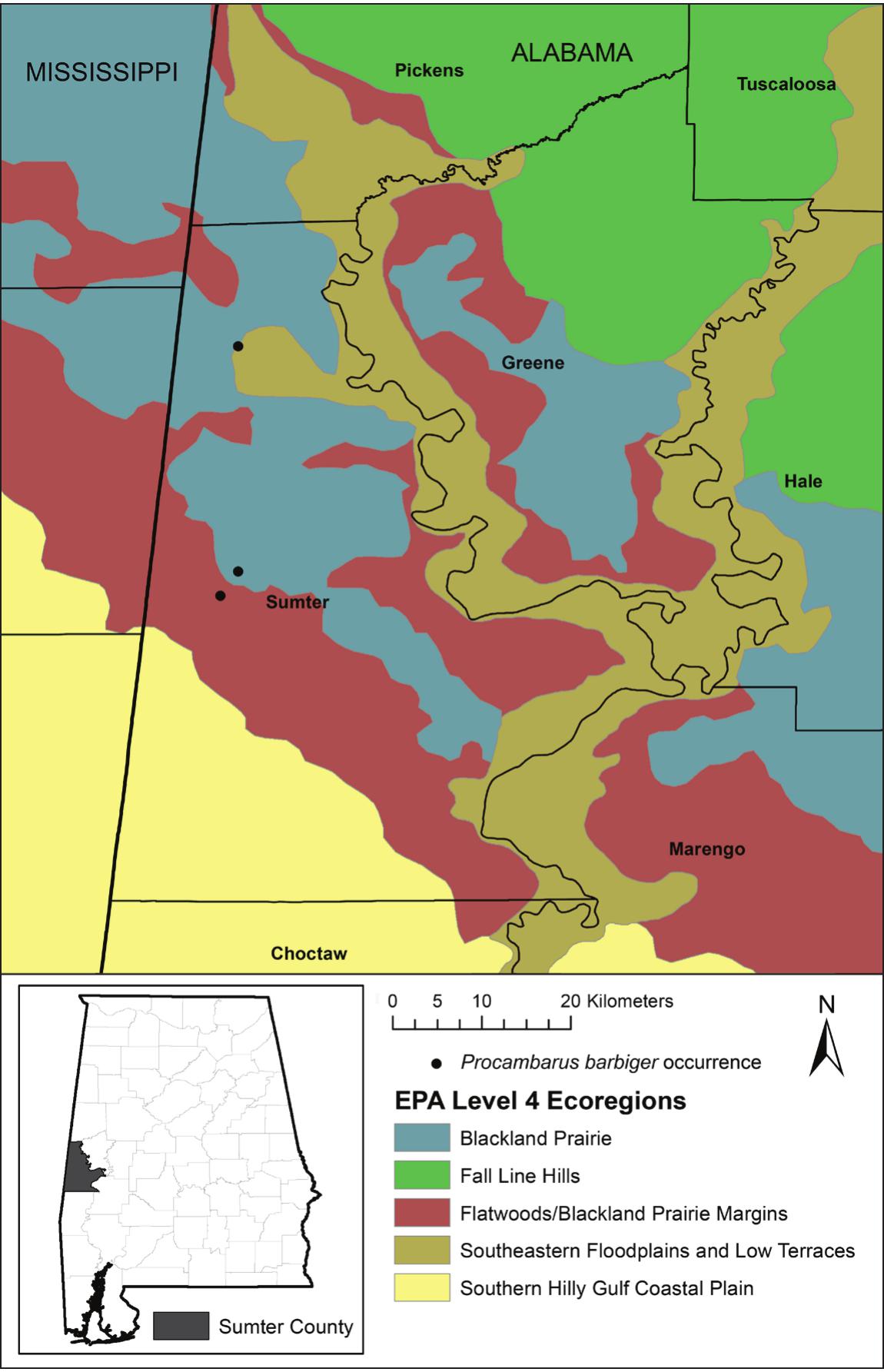 Alabama's Crayfish Species Count Reaches Century Mark: Confirmation of ...